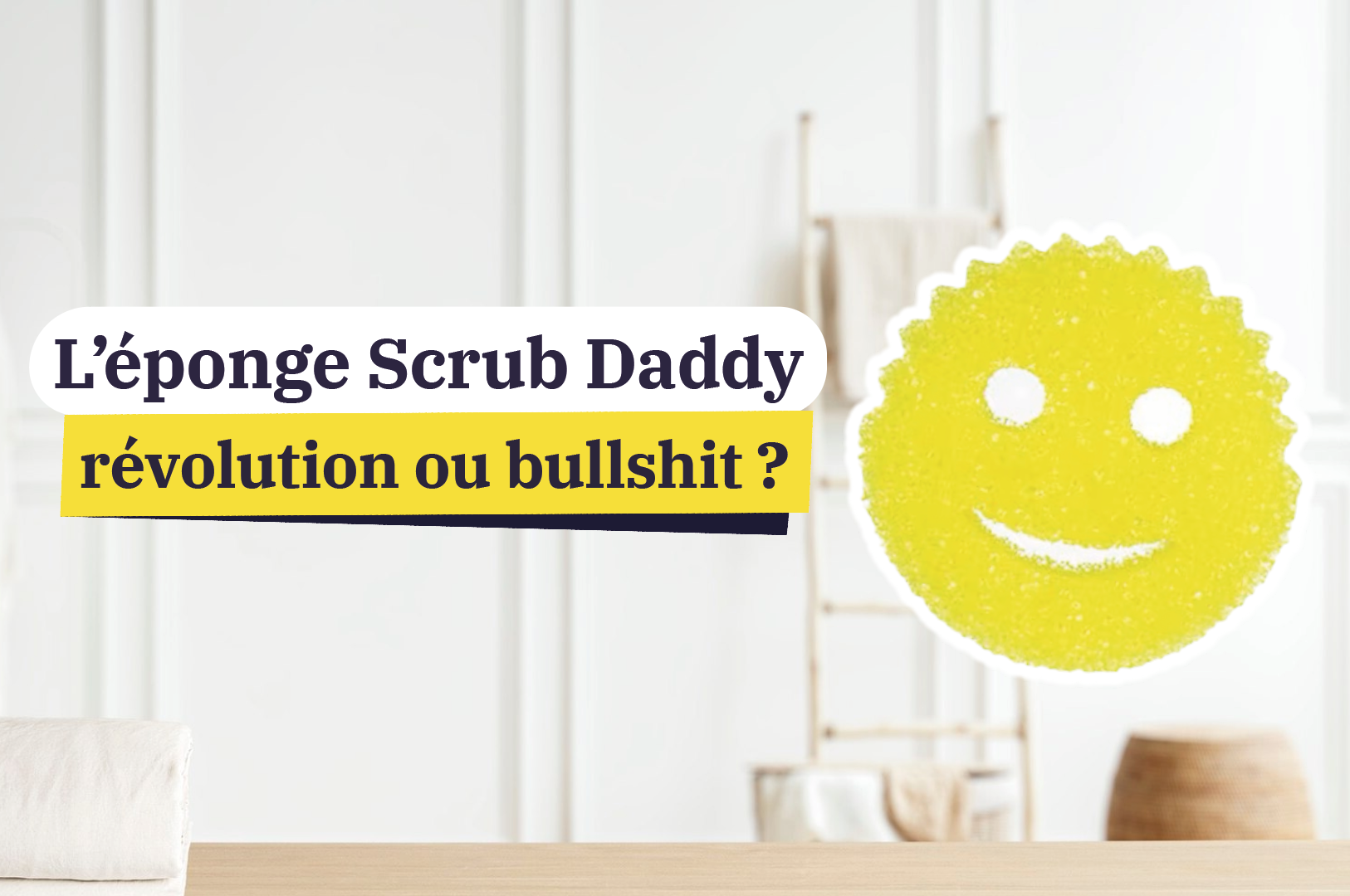 Avis Éponge Scrub Daddy : Révolution ou simple éponge ? - Yaqa